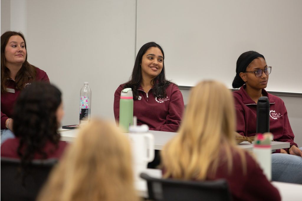 First Lady Amy Guskiewicz Visits DWLA for Fireside Chat - MSU Broad ...